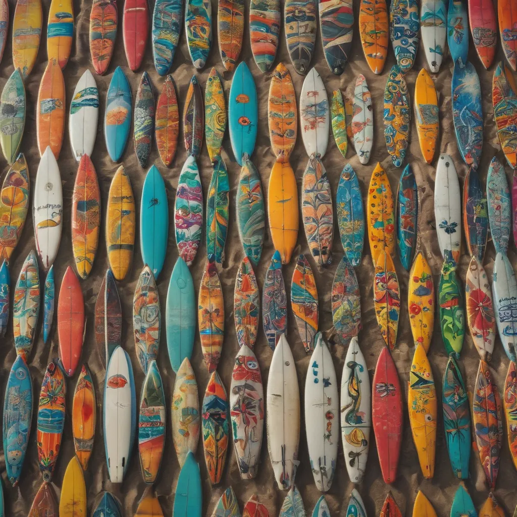 The Impact of Large Stickers on Surfboard Culture