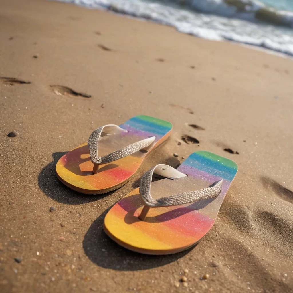 The Significance of Tan Rainbow Flip Flops in Watersports